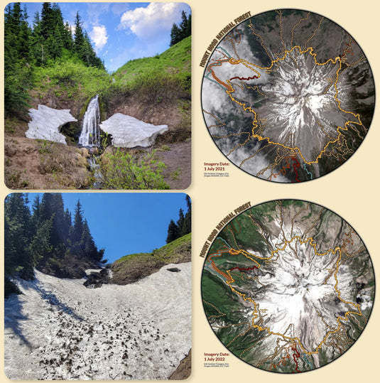 Timberline Trail – Elevation Changes Cartographic